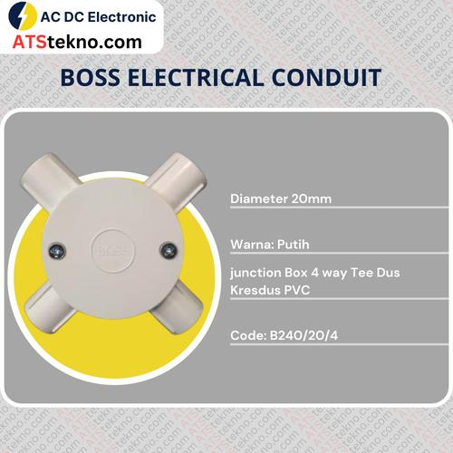 Jual Boss Tdus Tdos 20 mm Cabang 4 B240/20 Junction Box 4 way Tee Dus ...