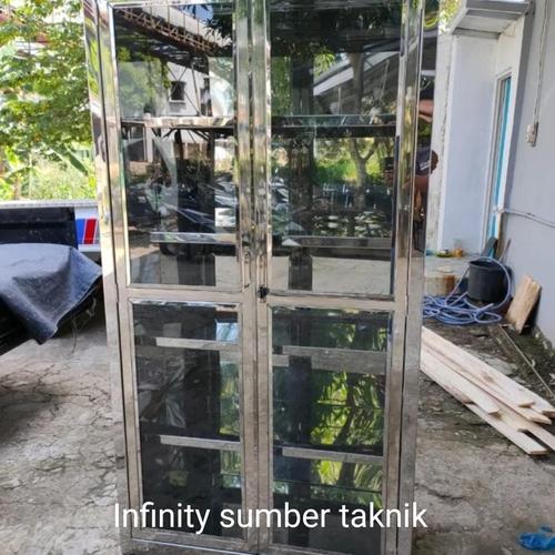 Jual lemari instrumen 2 pintu stainless steel lemari stainless steel ...