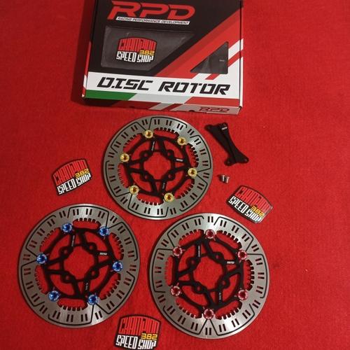 Jual Piringan Cakram Depan Floating RPD Matrix 260mm Scoopy Karbu ...