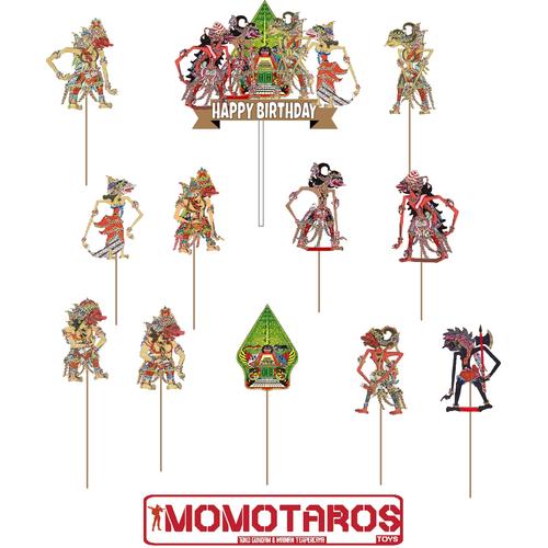 Jual Cake topper Wayang Pandawa Punakawan Ramayana - Pandawa - Kab ...