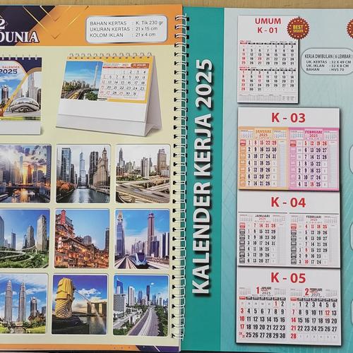 Jual 2025 Kalender meja, bulanan custom print - Kota Medan - Cipta ...