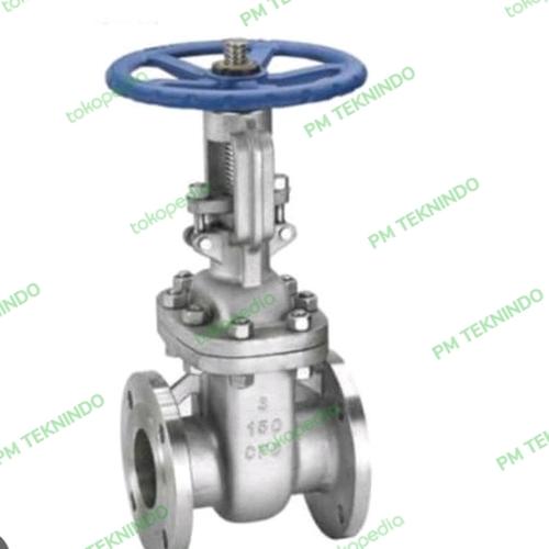 Jual Gate Valve Stainless SS 304 # 150 Flange 3" inch / DN 80 - Jakarta ...