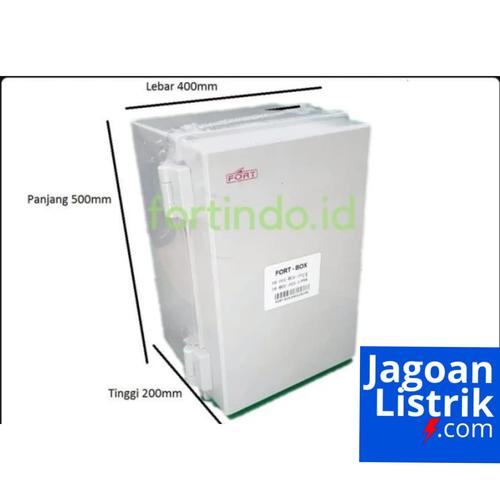 Jual Box Panel 500x400x200 Fort Plastik Enclosure PCG-504020 Klem Abs ...