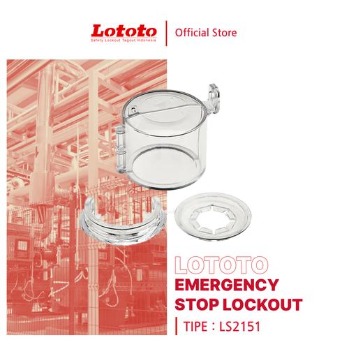 Jual LOTOTO LS2151 Safety Loto Removable Push Button Emergency Stop ...