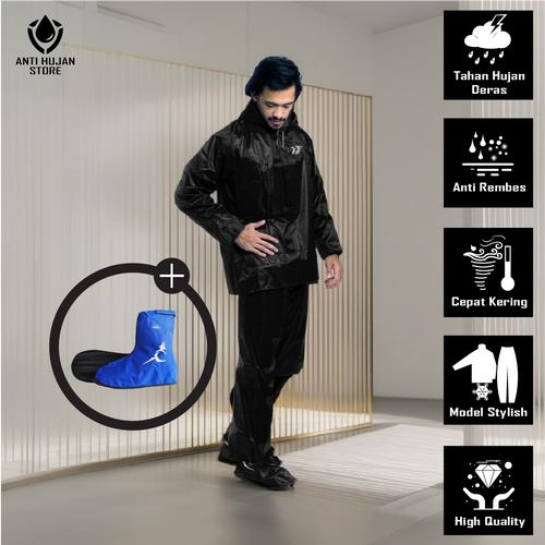 Promo Jas Hujan Motor Setelan Sepatu Baju Celana Premium Pria Wanita ...