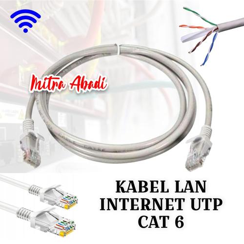 Jual Kabel LAN Internet Jaringan UTP CAT 6 - 20 METER - Jakarta Barat ...