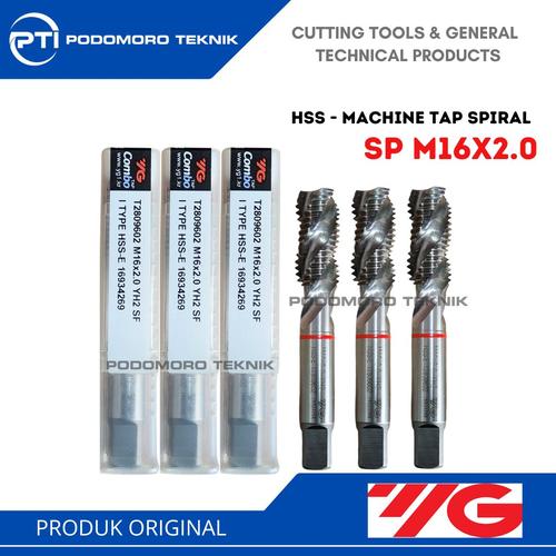 Jual YG1 Tap Mesin Spiral M16X2.0 Combo Machine Tap Spiral M16 x 2.0 HSS-E T2809602 YG1 Korea ...