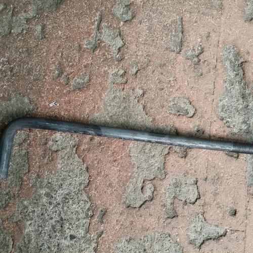 Jual besi angkur L st 41 m10 x 100 cm x10cm 2mur + 1 ring@ besi AS st ...