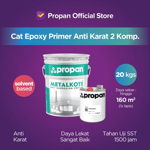 Promo Cat Dasar Besi Epoxy Anti Karat Metalkote EDP-551-20 KG SET ...