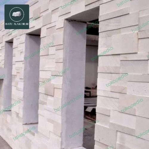 Jual BATU ALAM PARAS JOGJA RTM PUTIH DAN CREAM ORIGINAL - Putih, 30x60 ...
