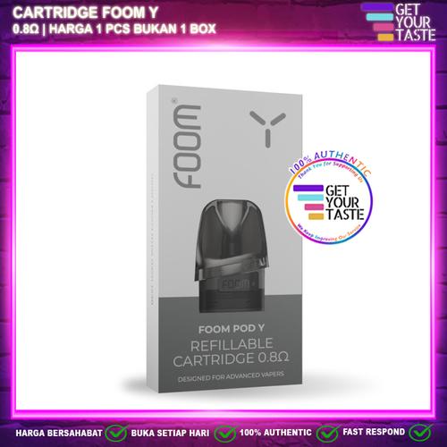 Jual Cartridge FOOM Y Pod KIT Refillable Pods Replacement Authentic by ...
