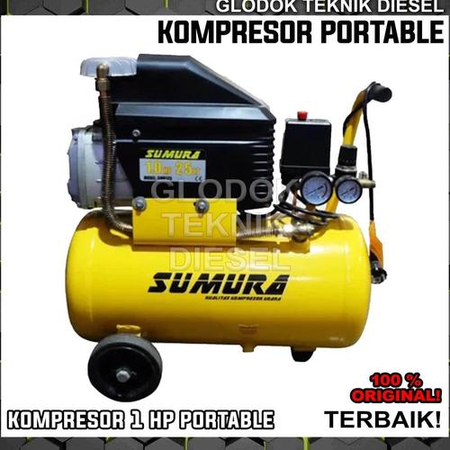 Jual Sumura Kompresor Angin Portable 1 HP 25 Liter Air Compressor ...