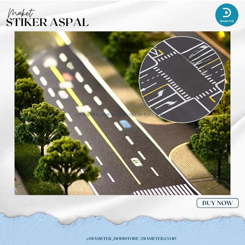 Jual STIKER JALAN MAKET DIORAMA KUNING/PUTIH - Putih - Kab. Boyolali ...