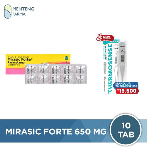 Jual Mirasic Forte 650 mg 10 Tablet - Obat Nyeri dan Demam - Jakarta ...