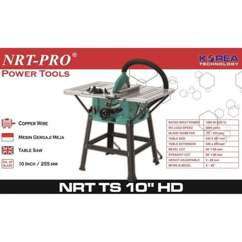 Jual NRT-PRO TS 10" HD Mesin Table Saw 10 Inch - Gergaji Meja Potong Kayu - Kota Yogyakarta ...