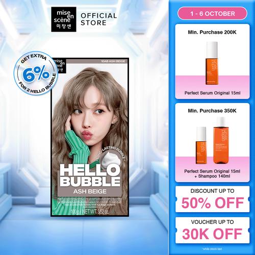 Promo mise en scene Hello Bubble - Hair Color New 2023 - 8MB Matt Brown ...