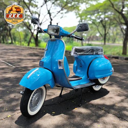 Jual MOTOR VESPA PS TV 1982 BIRU AFTER RESTORASI SIAP GAS MOTOR KLASIK ...