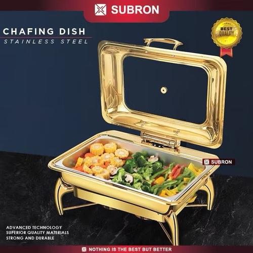 Jual Prasmanan Chafing Dish Hydraulic SEGI 9L GOLD EMAS Food Warmer ...