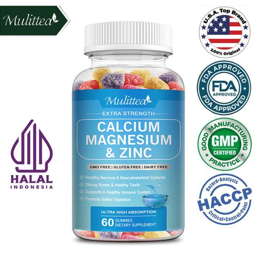Promo Mulittea Kalsium Magnesium dan Permen Karet Seng Vitamin D3 ...