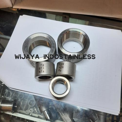 Jual Half Coupling Stainless SS304 Class 3000 1" inch Drat NPT #3000 SS ...
