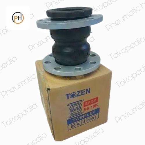 Jual TOZEN FLEXIBLE RUBBER JOINT 4 INCH TWINFLEX JIS 10K 4" FLANGE BESI ...