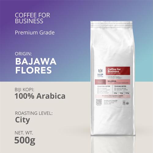 Jual Flores Bajawa Arabica Roasted Beans Coffee 500gr - Whole Beans ...