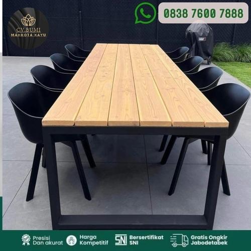 Jual Meja Outdoor kayu jati - Meja Teras halaman rumah - Meja piknik ...