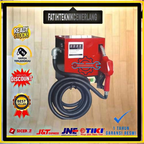 Jual Pompa Transfer Bahan bakar Solar 60 LPM 220V Pompa BBM Lengkap ...