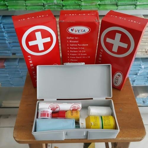Jual Kotak P3K Mobil First Aid KIt VETA / Kotak p3k Sudah Lengkap Isi ...