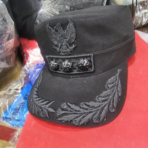 Jual topi komando bupati hitam monokrom - Jakarta Pusat - calvinda don ...
