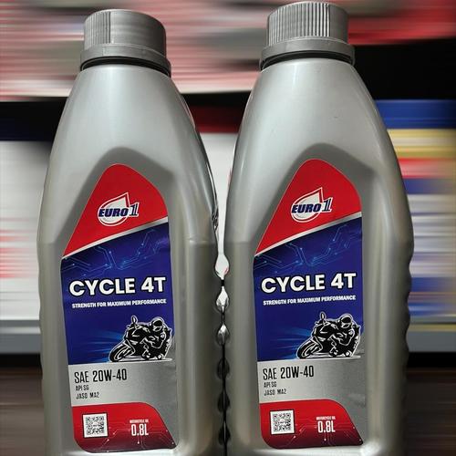 Jual Oli Euro1 CYCLE 4T 20W-40 0,8L - MOTOR OIL - Kota Bekasi - MB JAYA ...