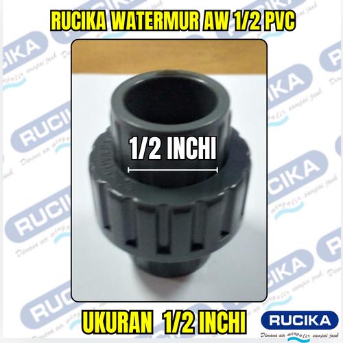 Jual Pipa Penyambung Watermur Union Socket AW Ukuran 1/2 Inchi PVC ...