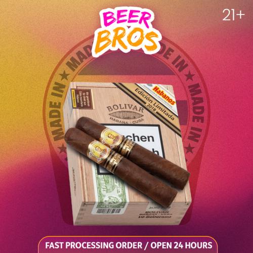 Promo Bolivar Soberano Limitada 2018 [ Box of 10 Sticks ] Cuba Cigar ...