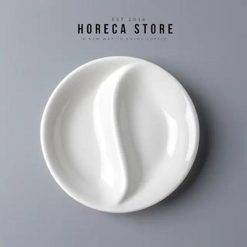 Jual Divided Sauce dish 2in1 Yin and Yang Royalwhite 10cm 4inch ...