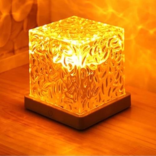 Jual Lampu Kamar Acrylic Kotak Estetik 16 Warna dengan Remote Lamp RGB ...