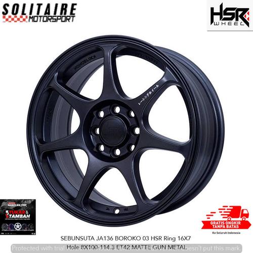 Jual VELG RACING HSR R16 LOBANG 8 UNTUK LIVINA XENIA VELG HSR SEBUNSUTA ...