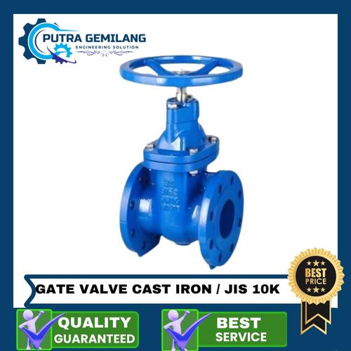 Jual 10" inch / GATE VALVE CAST IRON FLANGE JIS 10K / ORIGINAL ...