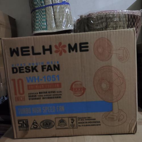 Jual Kipas angin meja desk fan 2in1 meja + dinding ukuran 10 inch ...