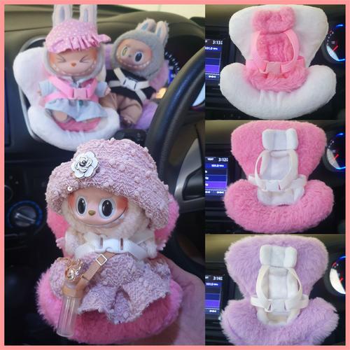 Promo READY STOCK !!! Car Seat Tempat Duduk Kursi Boneka Labubu Macaron ...