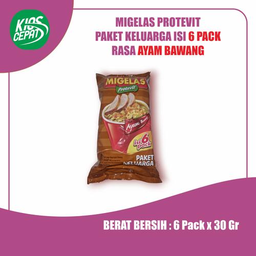 Promo Mie Instant MIGELAS Protevit Paket Keluarga isi 6 Pack - Ayam ...
