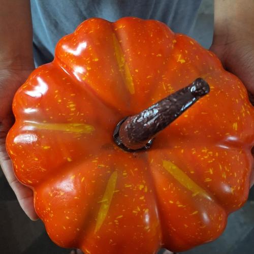 Jual labu hias labu kuning pumpkin buah hias sayur hias labu halloween ...