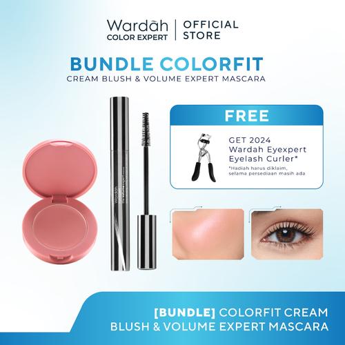 Promo NEW Wardah Colorfit Cream Blush + Volume Expert Mascara - Soulful ...