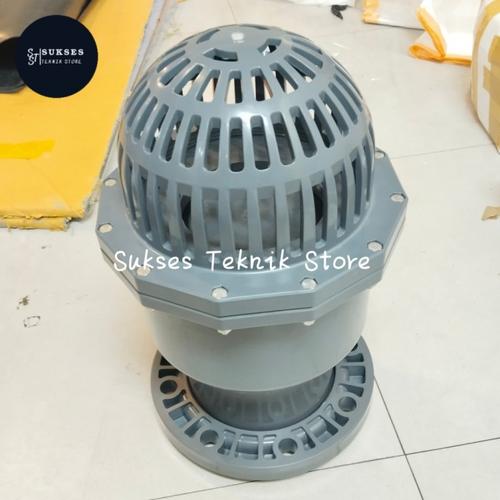 Jual Foot Valve PVC Flange Jis 10K ukuran 3" inch / DN80 Foot Valve PVC ...