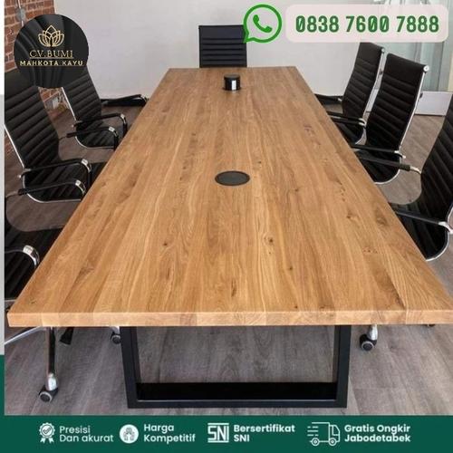 Jual Meja solid wood Jati Belanda - bisa di pakai Meja rapat Kerja ...