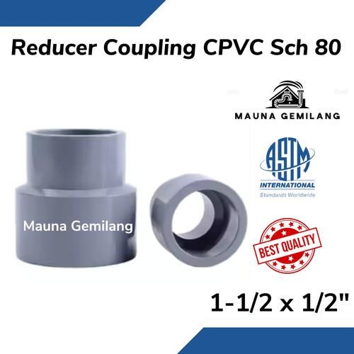 Jual Reducer Coupling CPVC Sch 80 Socket x Socket ASTM / ANSI Size 1-1/ ...