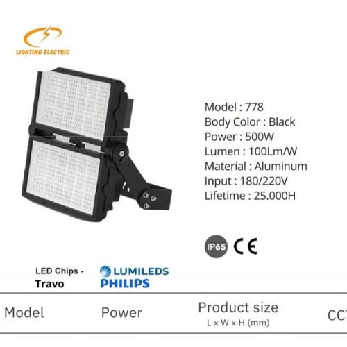 Jual LAMPU HIGH MAST 500 W LAMPU LAPANGAN 500W TRAVO PHILIPS - Jakarta ...