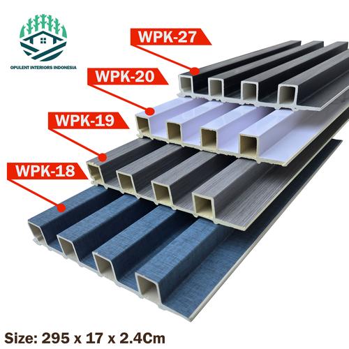 Promo Wood Panel WPC Wall Panel Fluted Dekorasi Tembok Kayu 2,9 Meter ...