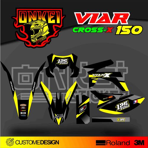 Jual DECAL STICKER VIAR 150 SV2 - Kuning - Kab. Garut - Onkei_sticker03 ...