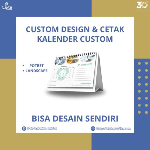 Jual Cetak Kalender Meja Custom 2025 | Print Kalender Custom Design ...