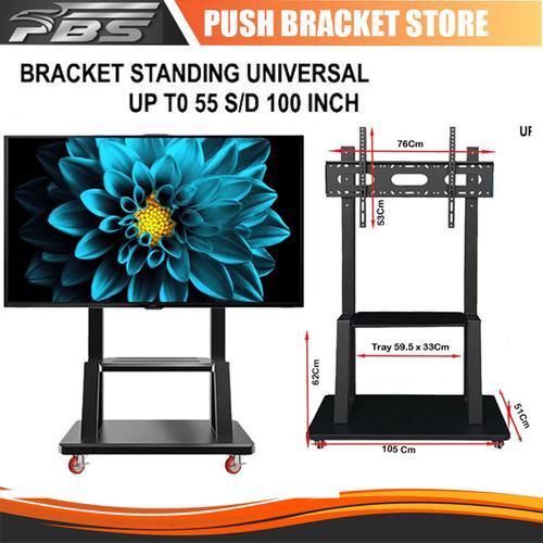 Jual STANDING BRACKET TV 50 55 60 65 70 75 80 85 90 100 INCH - UK 32-60 ...